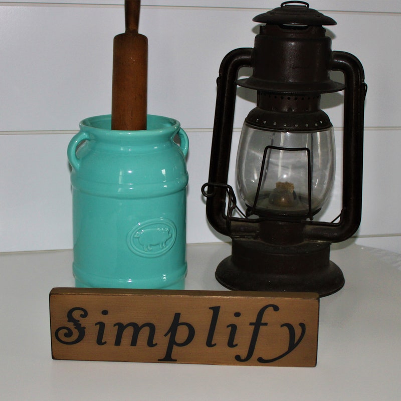 Simplify Sign - Etsy