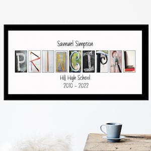 Personalized Name Principal Gift, Elementary Principal, Coworker ...
