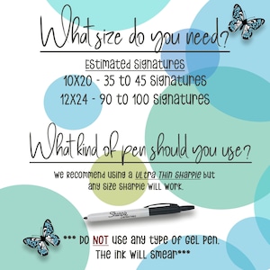 Sunflower Boss Lady Appreciation Personalized Signature Board, Boss's ...