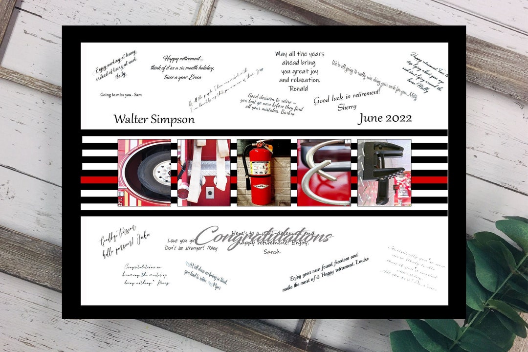 Firefighter Chief Congratulations Unique Alternative - Etsy