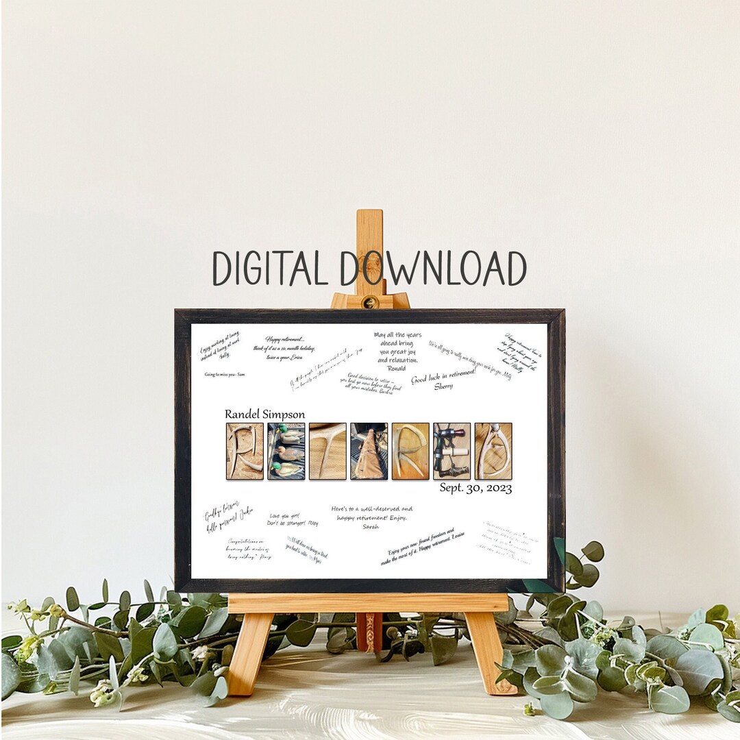 Printable Download, Duck and Buck Hunting Retirement Unique Alternative ...