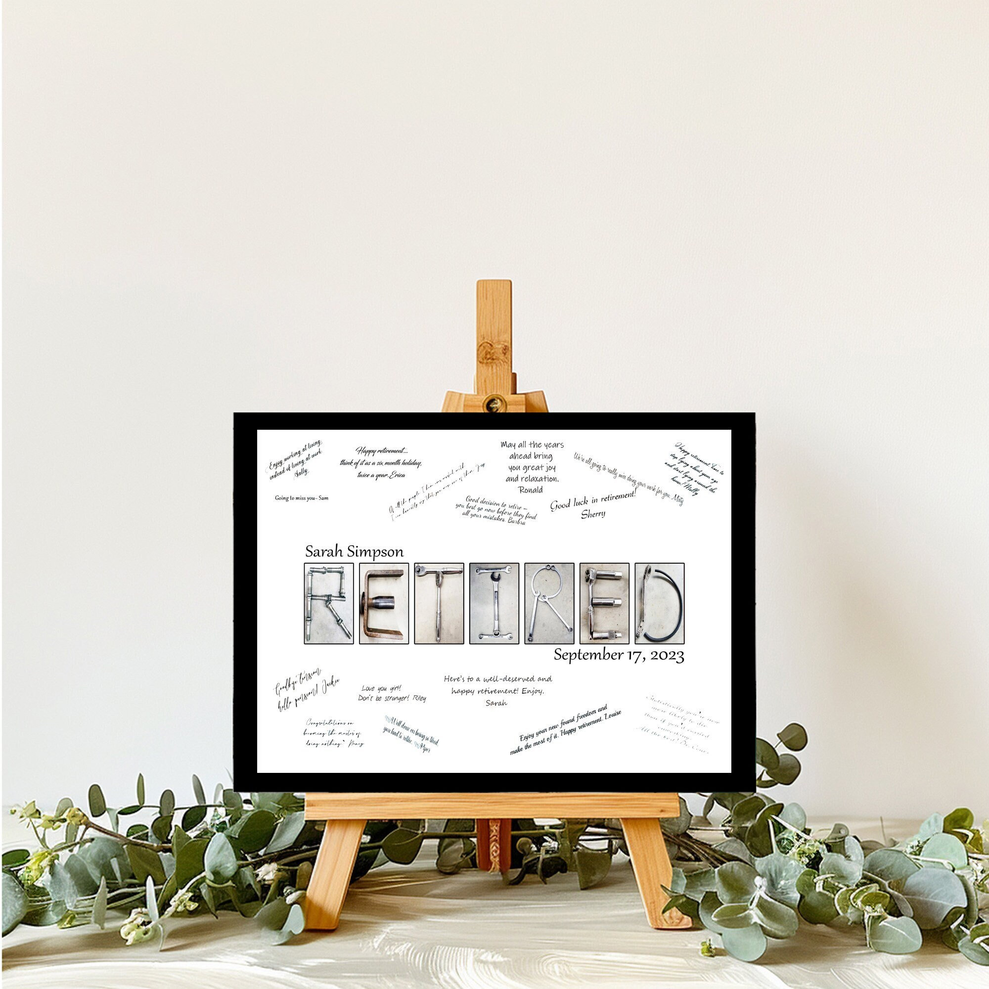 Retired Auto Mechanic Tools Guest Book Alternative, Mechanic Retirement ...