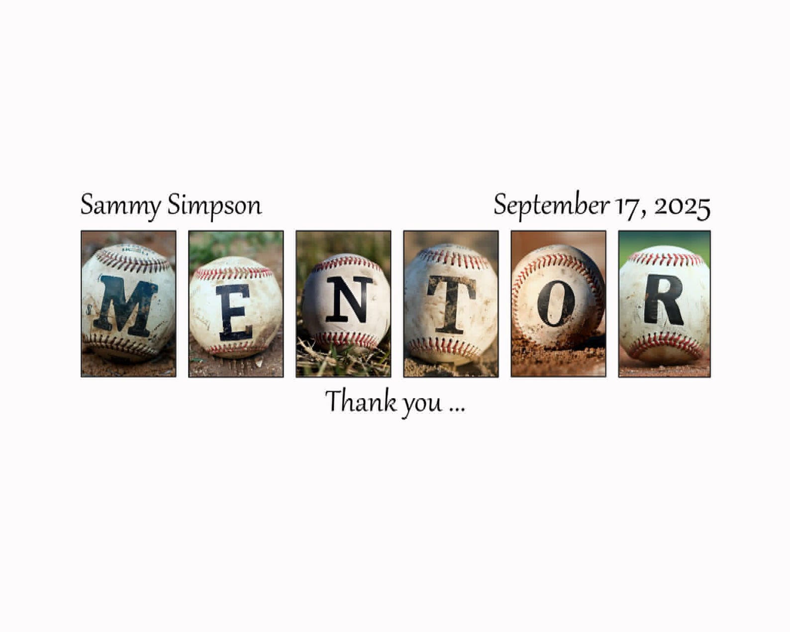 Digital Download, Personalized Mentor Baseball Lover Guest Book ...