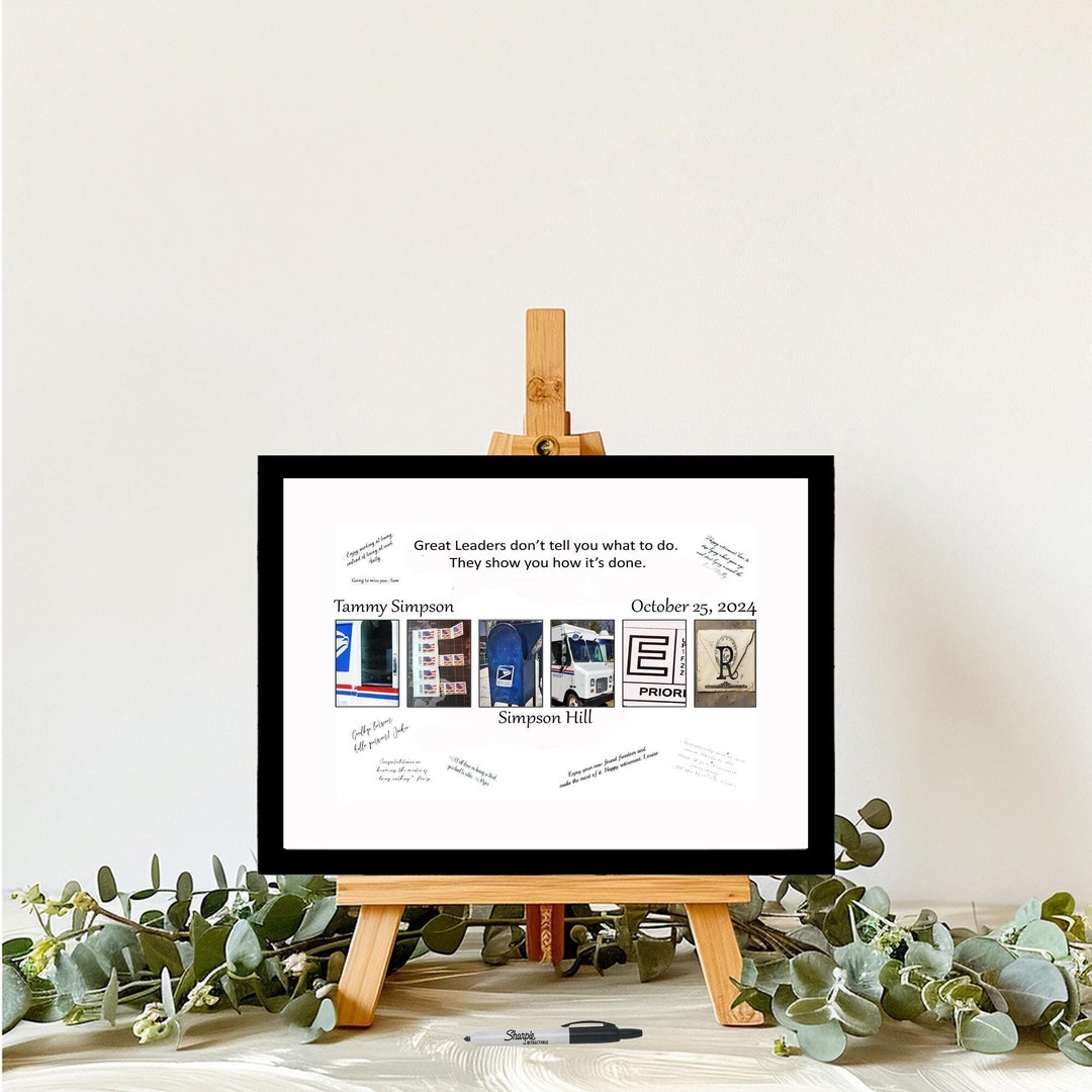 Boss Appreciation USPS Leader Custom Card Alternative, Gift for Boss's ...