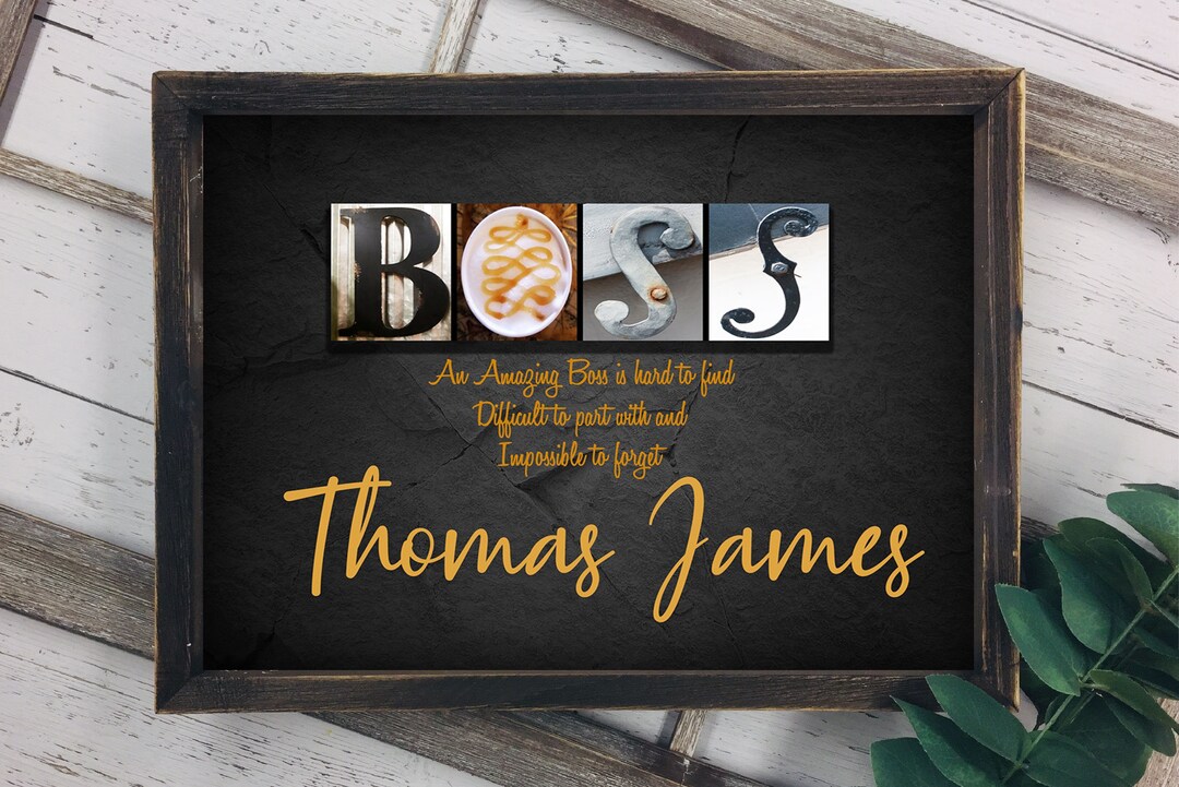 Digital Download Personalized Boss Print, Boss Day Gift Idea, Going ...