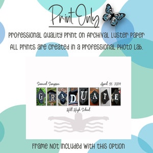 Personalized Swim Team Graduation Unique Quest Book Alternative, High ...