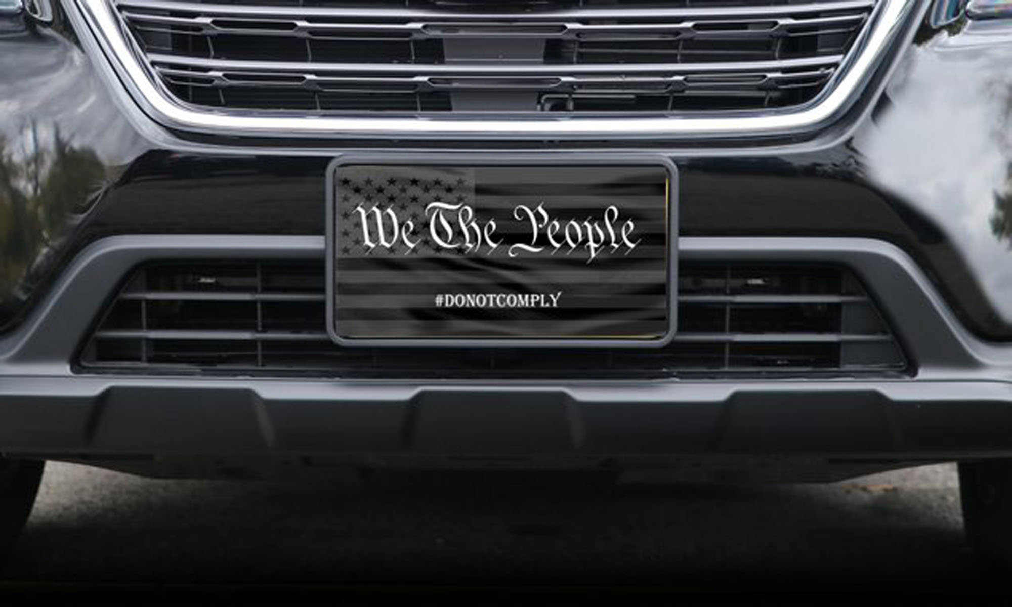 We the People Metal License Plate Frame - Etsy
