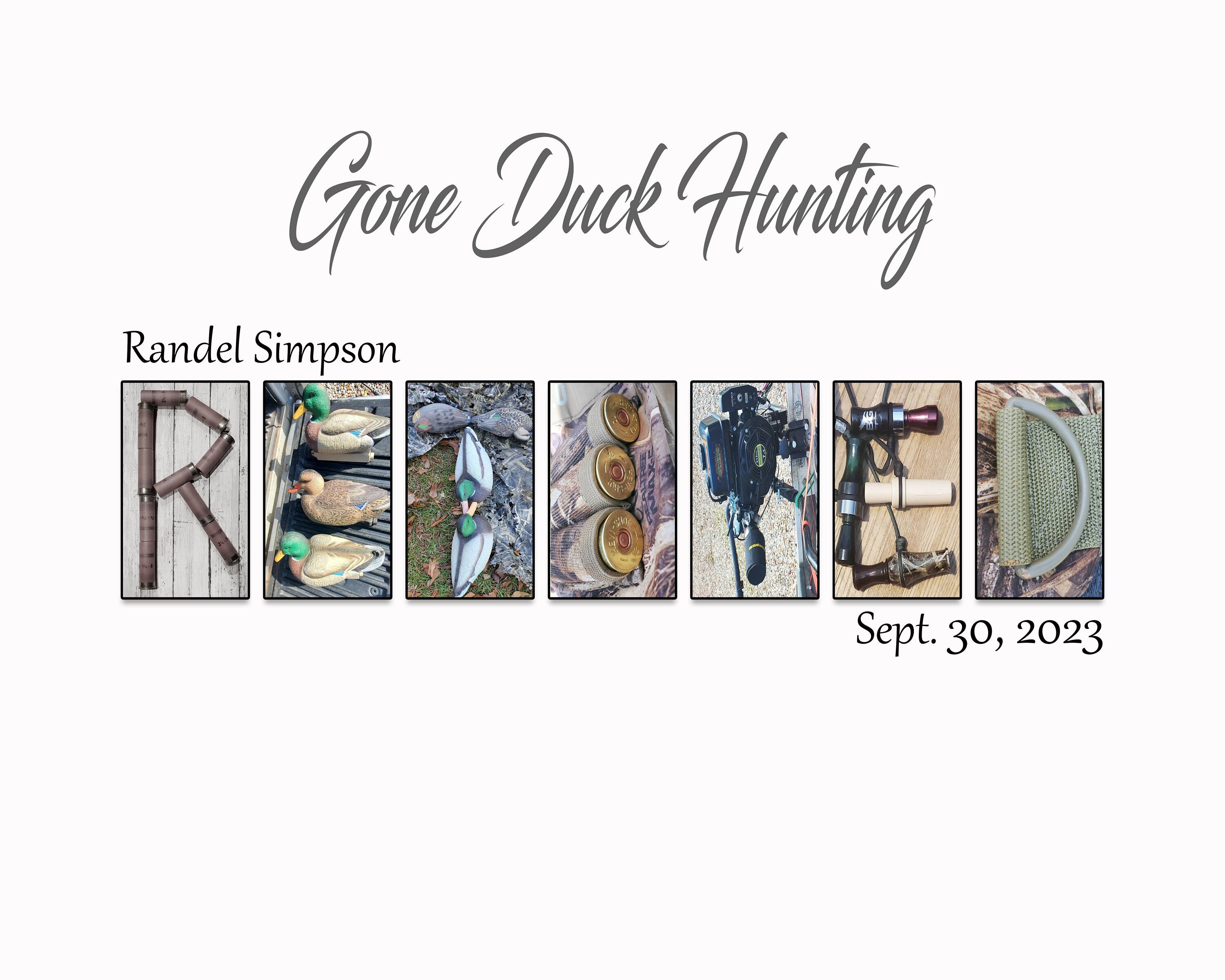 Printable Duck Hunter Retirement Party Guest Book Alternative, Farewell ...