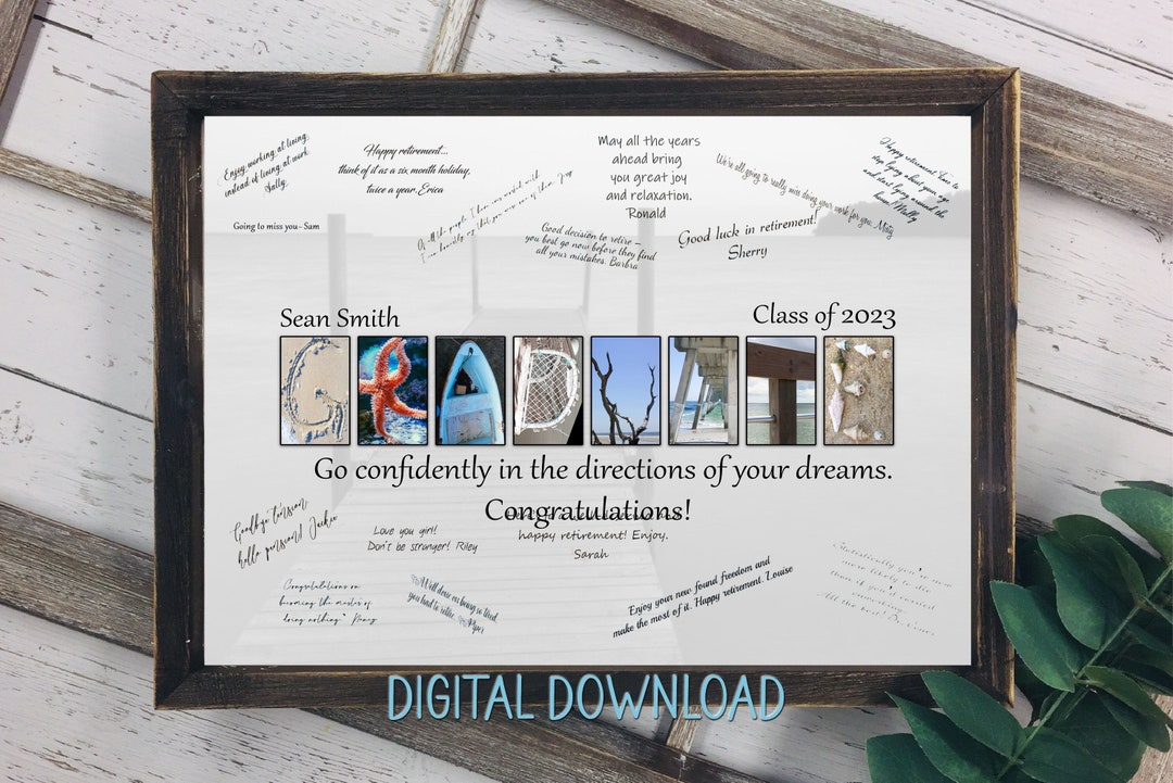 Printable Download Personalized Beach Graduation Unique Alternative ...