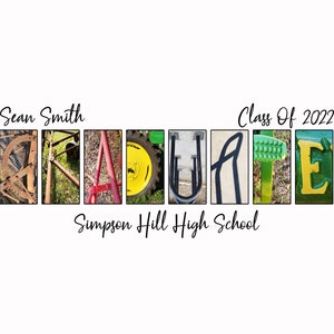 Personalized Farming Tractor Graduation Unique Alternative Guestbook ...