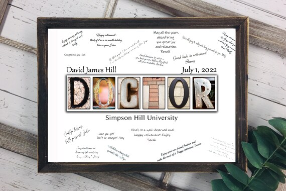 Digital Download Doctor Personalized Rustic Alternative Guest - Etsy