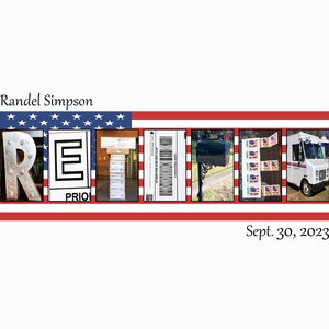 Printable Download, USPS Retired Custom Guest Book Alternative, Gift ...