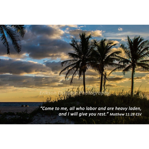 Matthew 11 28 - Etsy