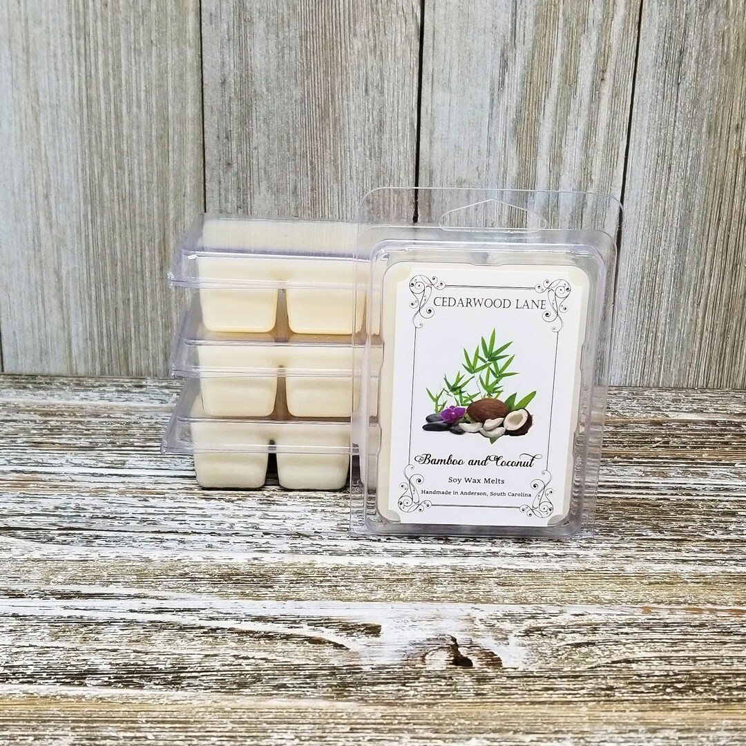Bamboo and Coconut Wax Melt, Highly Scented Soy Wax Melts, Soy Wax ...