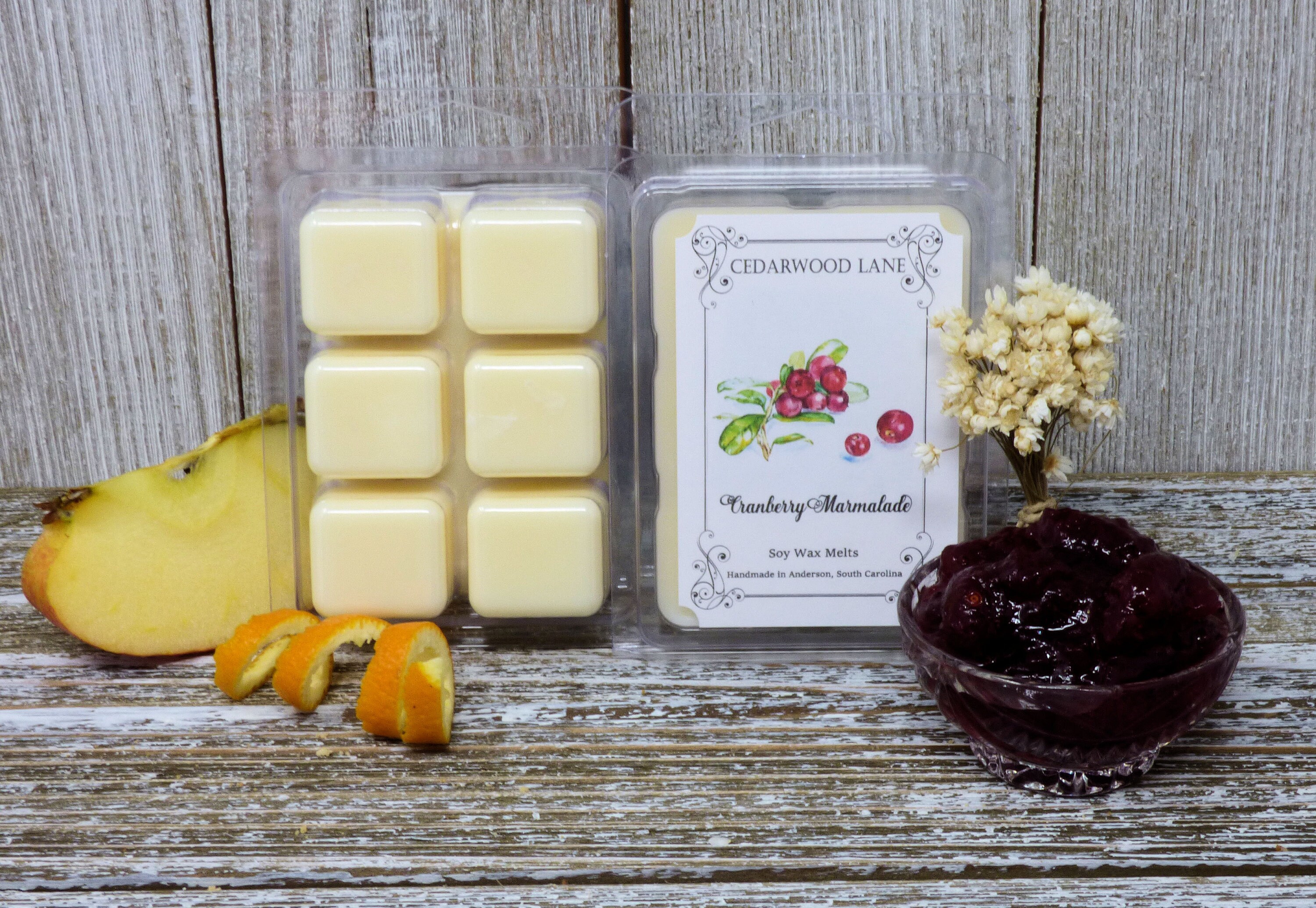 Cranberry Marmalade Wax Melt, Highly Scented Soy Wax Melts, Soy Wax ...