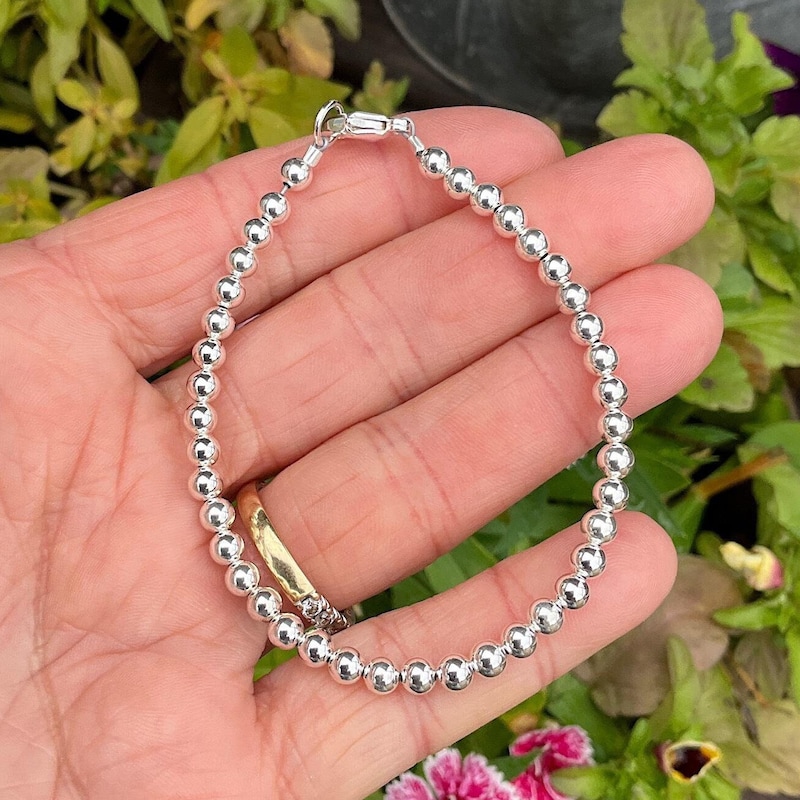 Unisex 825 Silver Bracelet - Etsy