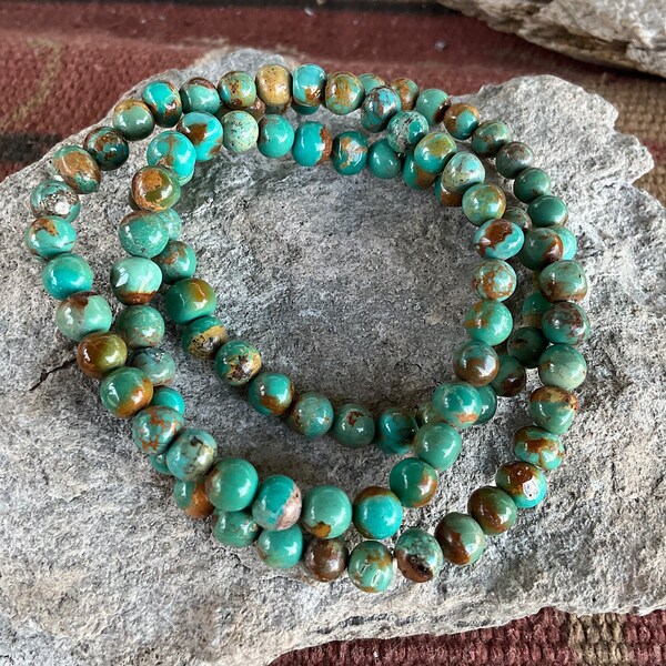 Genuine Turquoise Bracelet - Etsy