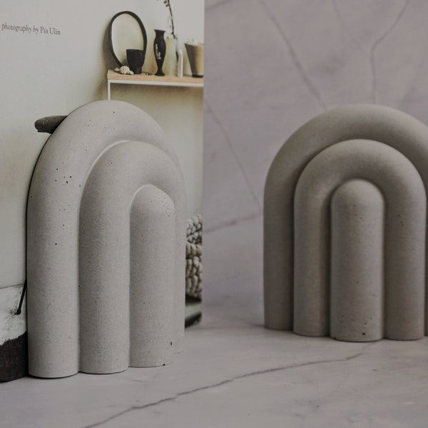 Concrete Bookends - Etsy