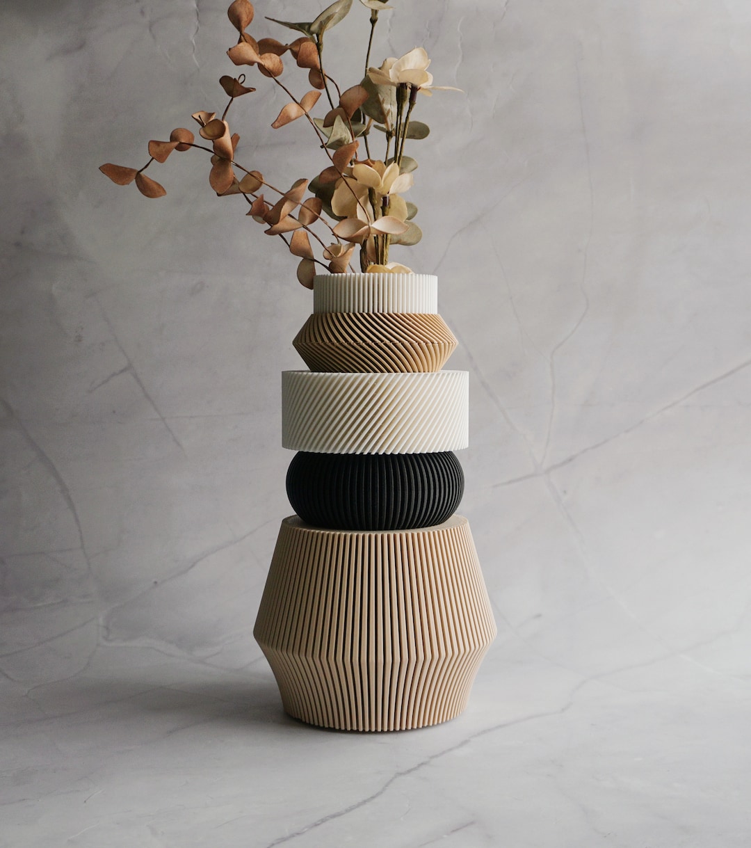 Build Your Vase Minimal Modular Vase Home Decor - Etsy