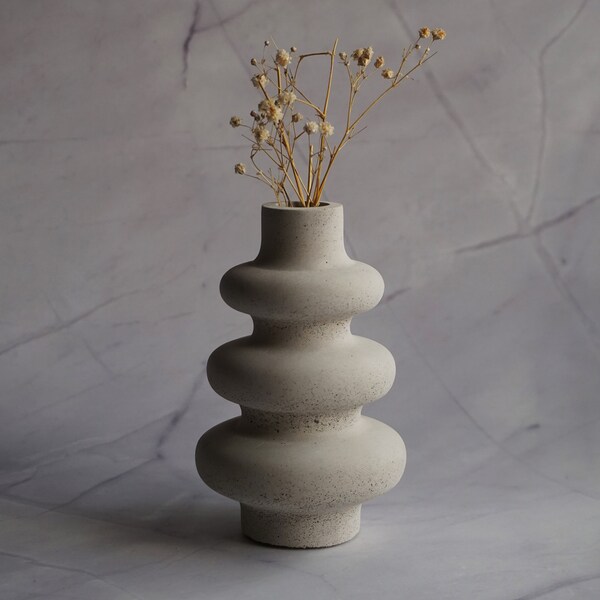 Concrete Vase - Etsy