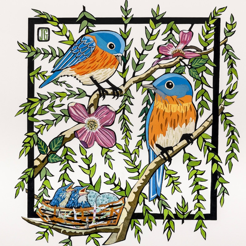 Scherenschnitte Tree - Etsy