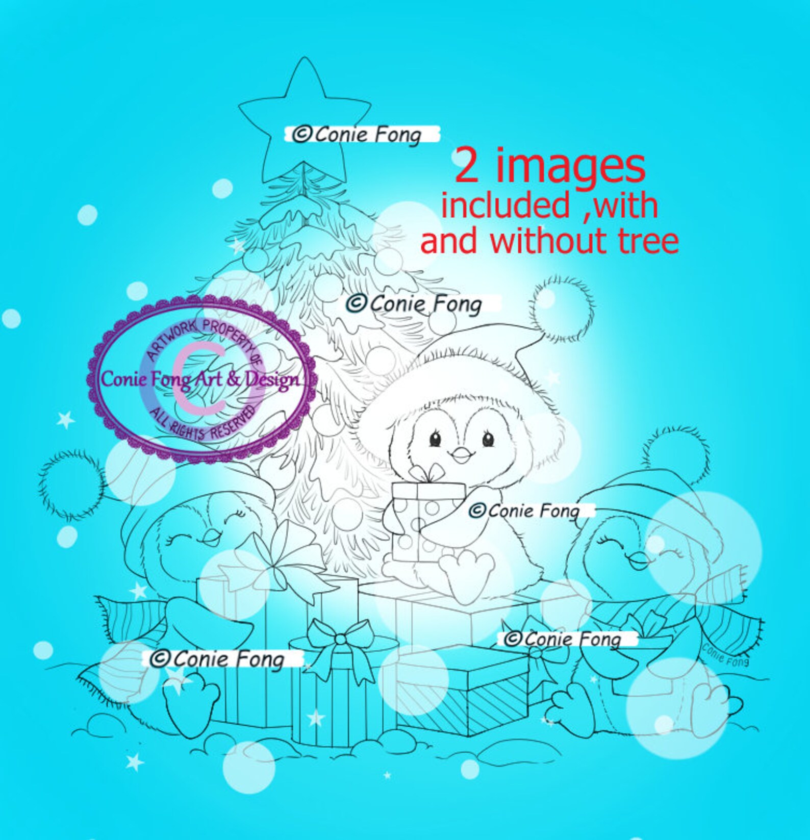 Digital Stamp, Digi Stamp, Digistamp, Christmas Joy by Conie Fong ...