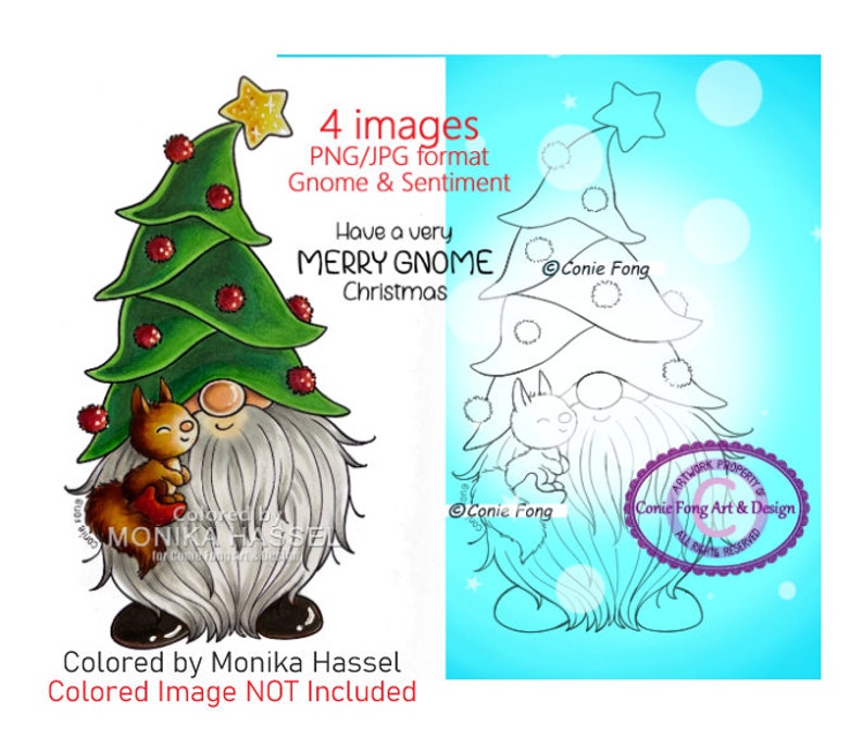 SALE Digital Stamp Digi Stamp Digistamp Christmas Tree | Etsy