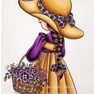 Digital Stamp, Digi Stamp, Digistamp, Spring Flowers / Easter in Spring ...