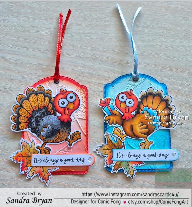 Digital Stamp, Digi Stamp, Digistamp, Turkey Bundle by Conie Fong ...