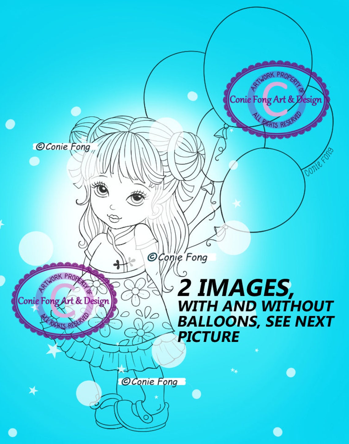 Sale-digital Stamp Digi Stamp Digistamp 2 Images Little - Etsy