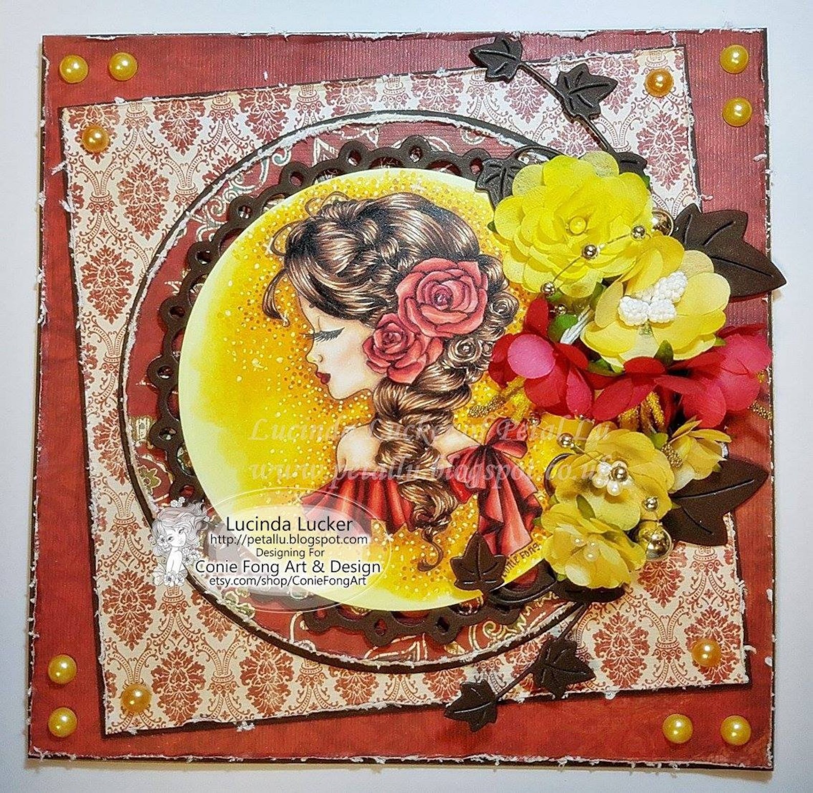 Digital Stamp, Digi Stamp, Digistamp, Bella Rose by Conie Fong ...