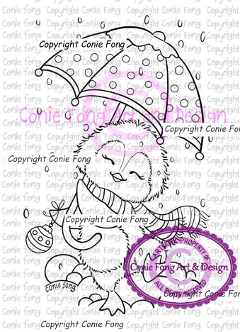 Digital Stamp Digi Stamp Digistamp Dancing in the Snow by | Etsy
