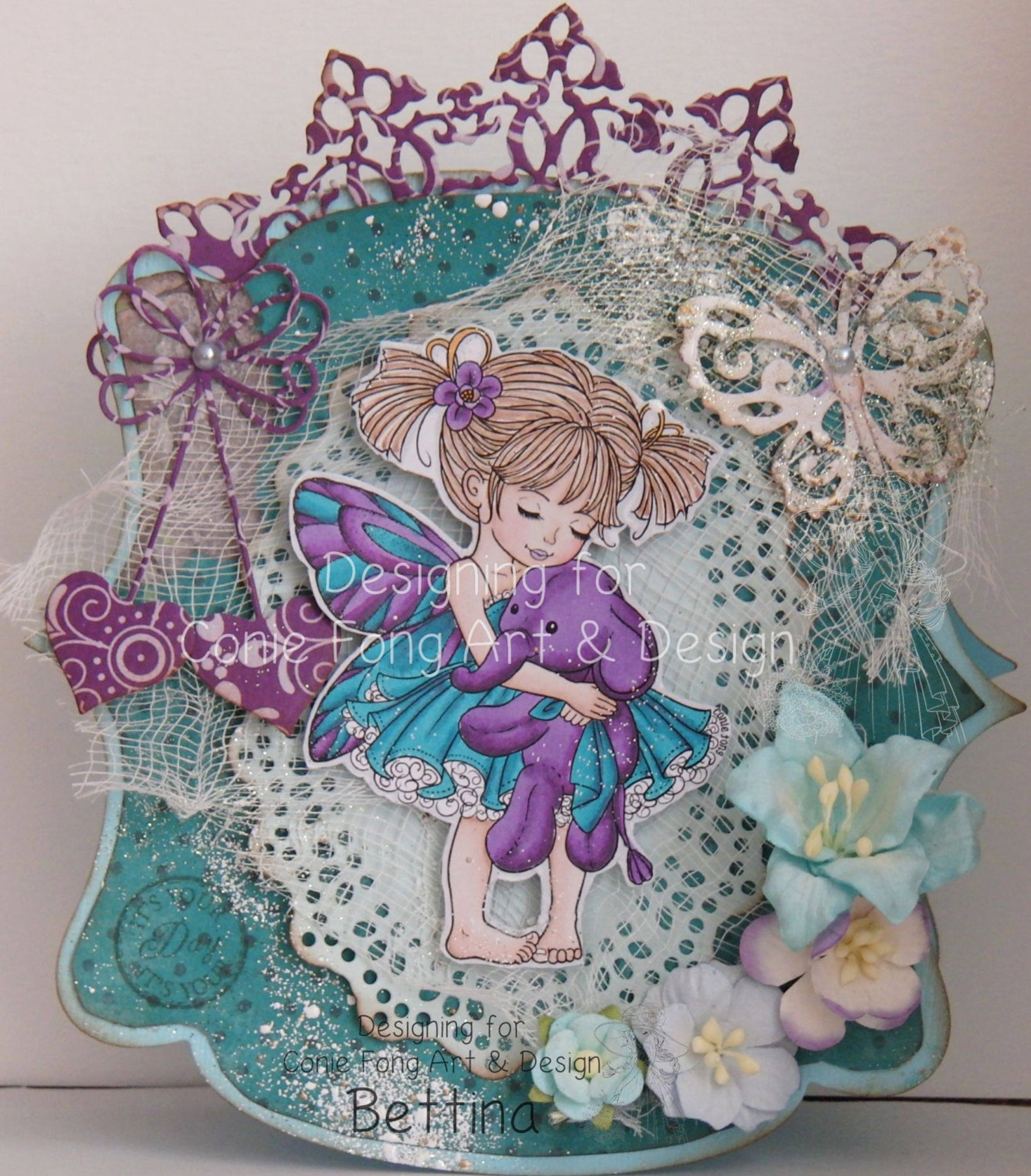 Digital Stamp Digi Stamp Digistamp Emma and Ellie With - Etsy