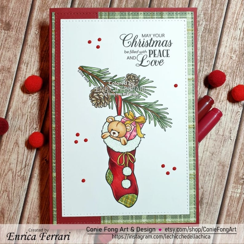 Digital Stamp, Digi Stamp, Digistamp, Christmas Stocking Bundle by ...