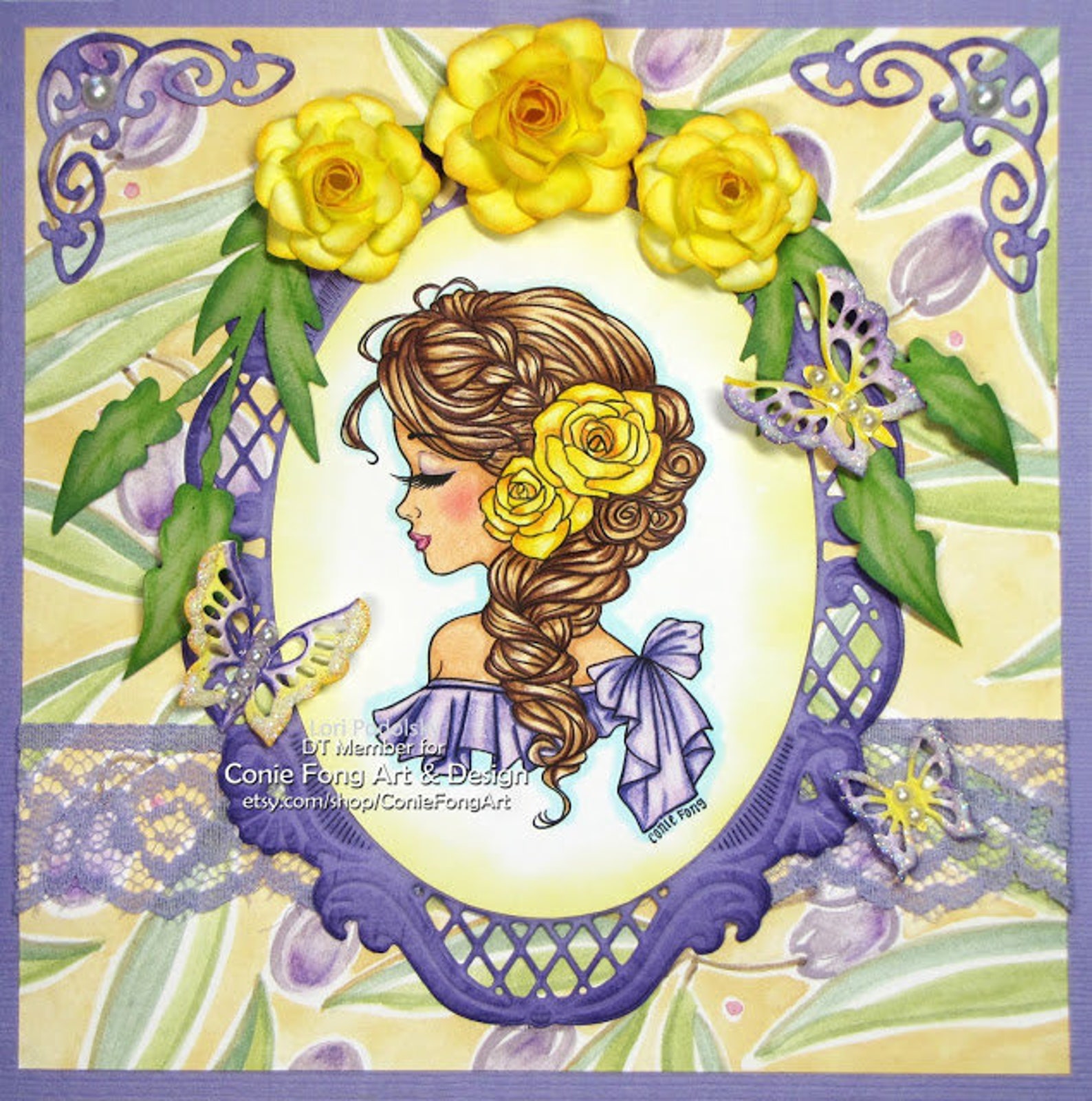 Digital Stamp Digi Stamp Digistamp Bella Rose by Conie - Etsy UK