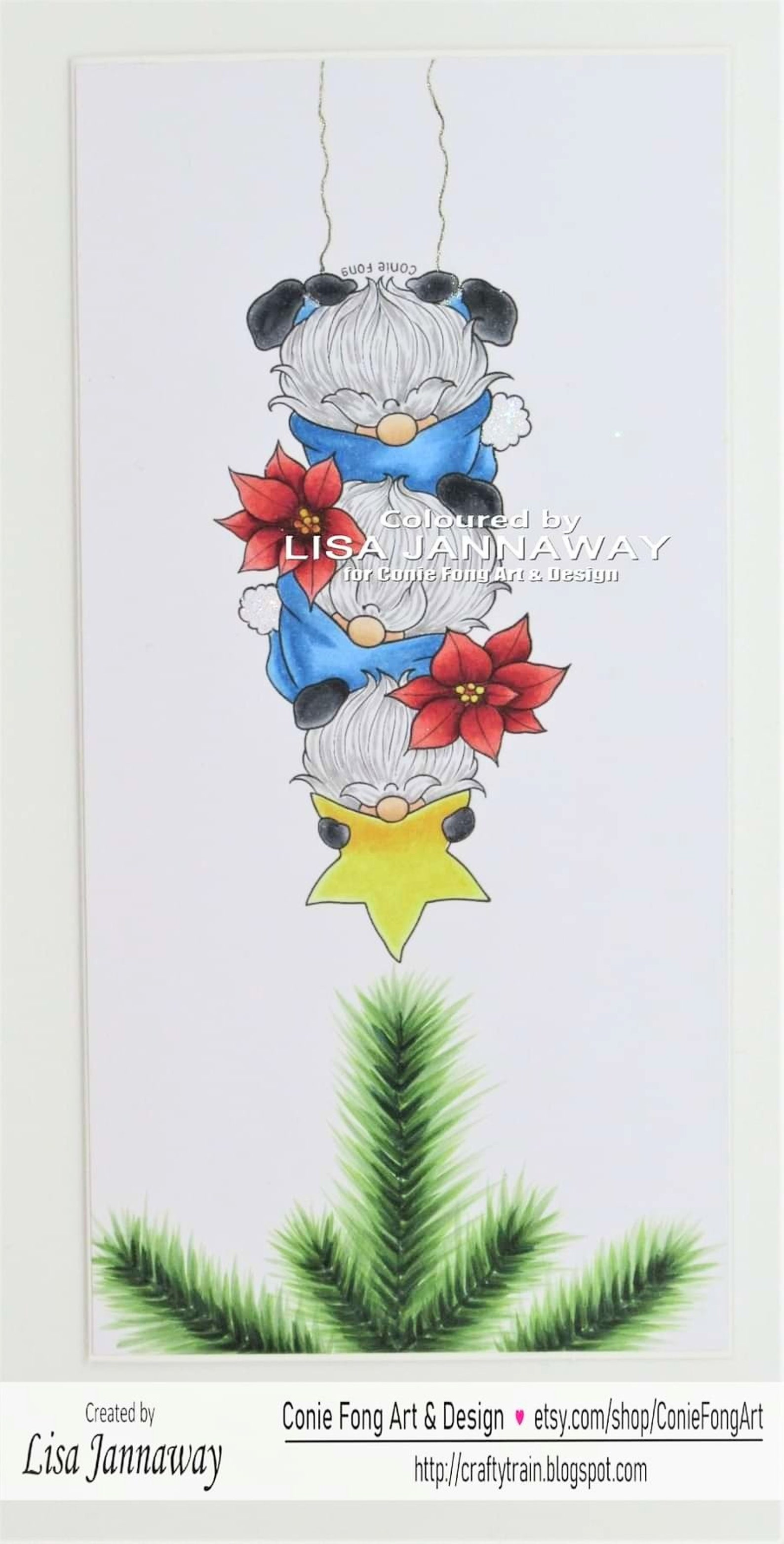 Digital Stamp Digi Stamp Digistamp Christmas Gnome Stack - Etsy
