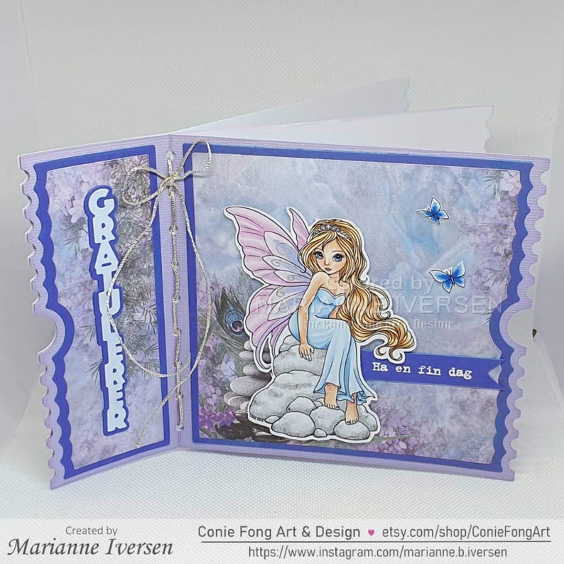 Kit and Clowder Digital Stamp Digi Stamp Digistamp Crystal | Etsy