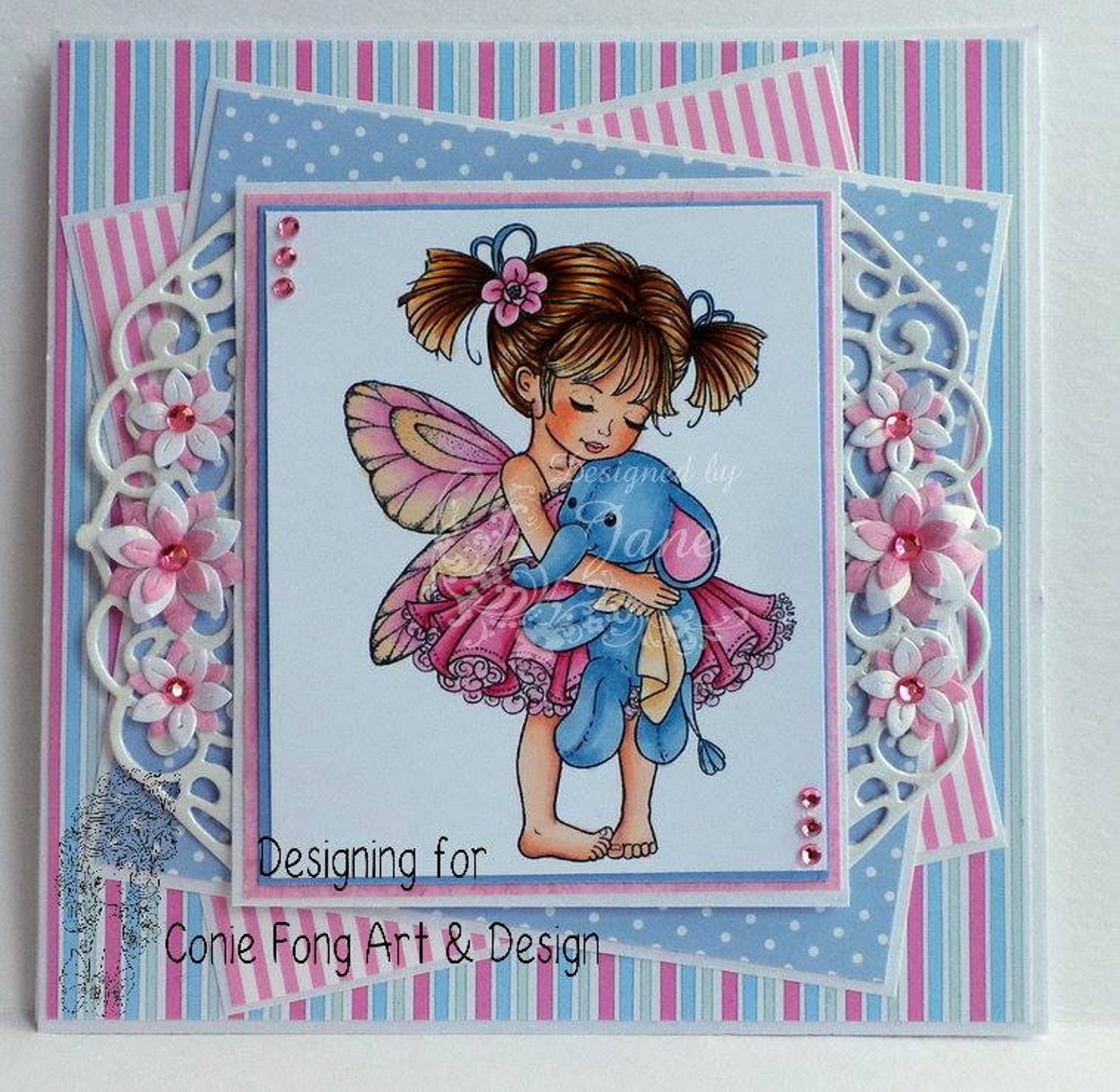 Digital Stamp Digi Stamp Digistamp Emma and Ellie With - Etsy