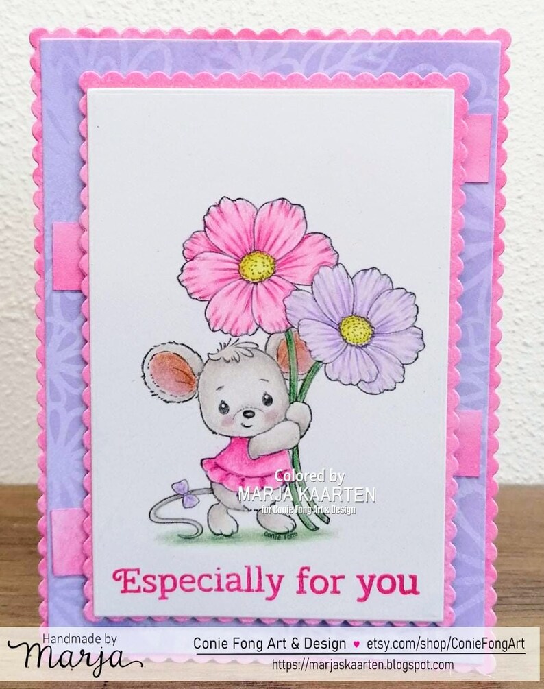 Digital Stamp Digi Stamp Digistamp Maisy and Cory Mice | Etsy