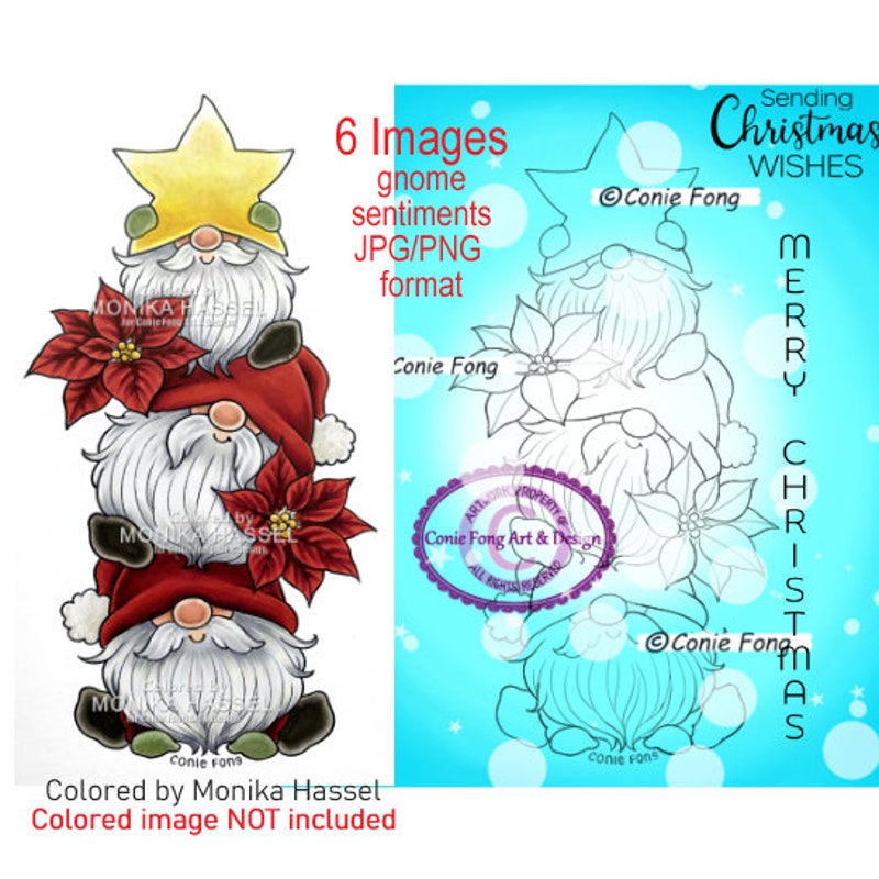 Christmas Digi Stamp - Etsy