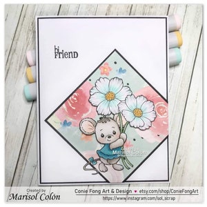 Digital Stamp, Digi Stamp, Digistamp, Maisy and Cory Mice Bundle by ...