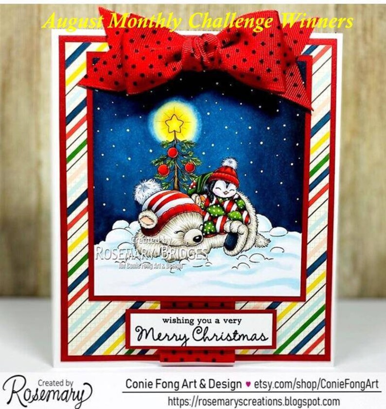 Digital Stamp, Digi Stamp, Digistamp, Christmas Besties by Conie Fong ...
