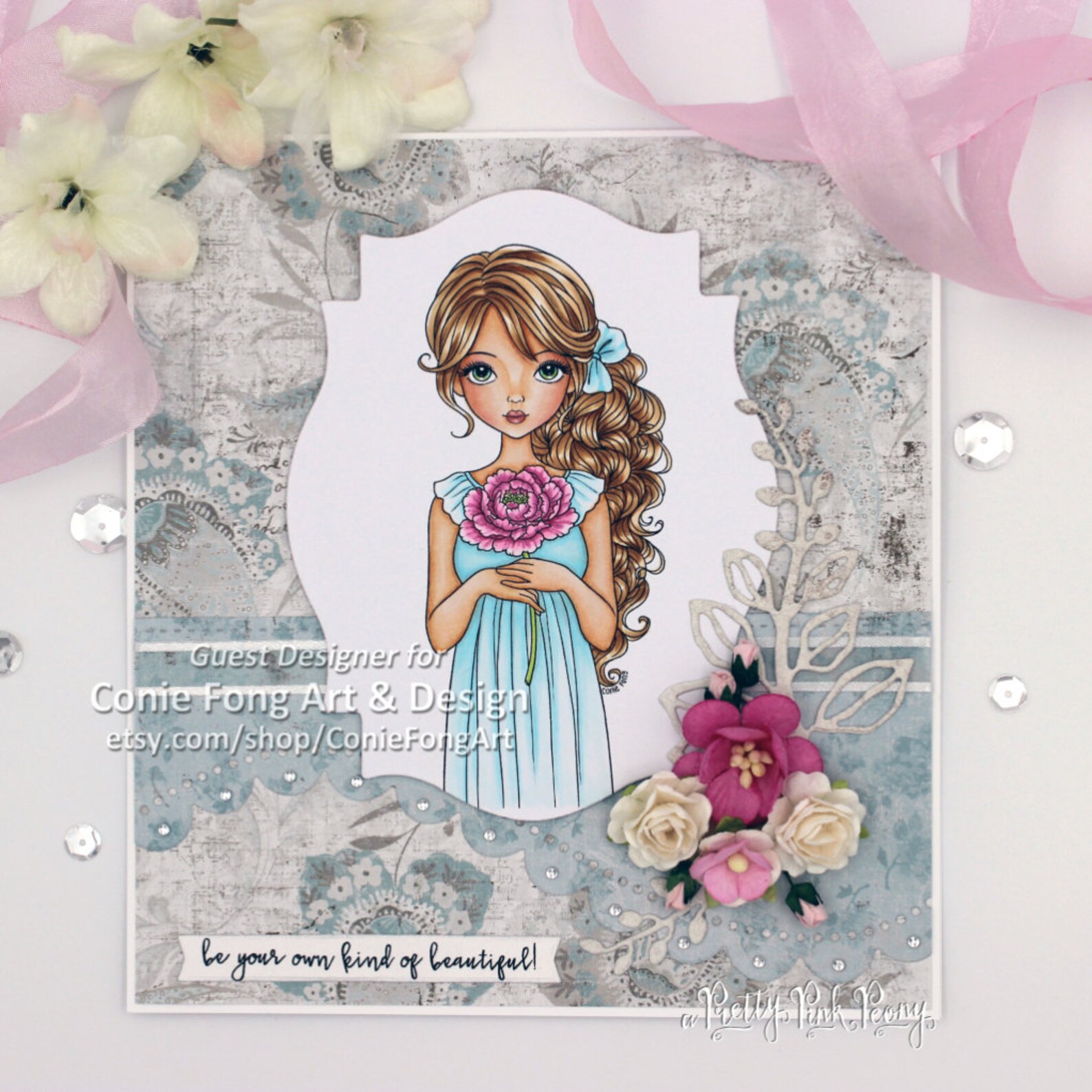 Digital Stamp, Digi Stamp, Digistamp, Coloring Page, 2 Images, Ella ...