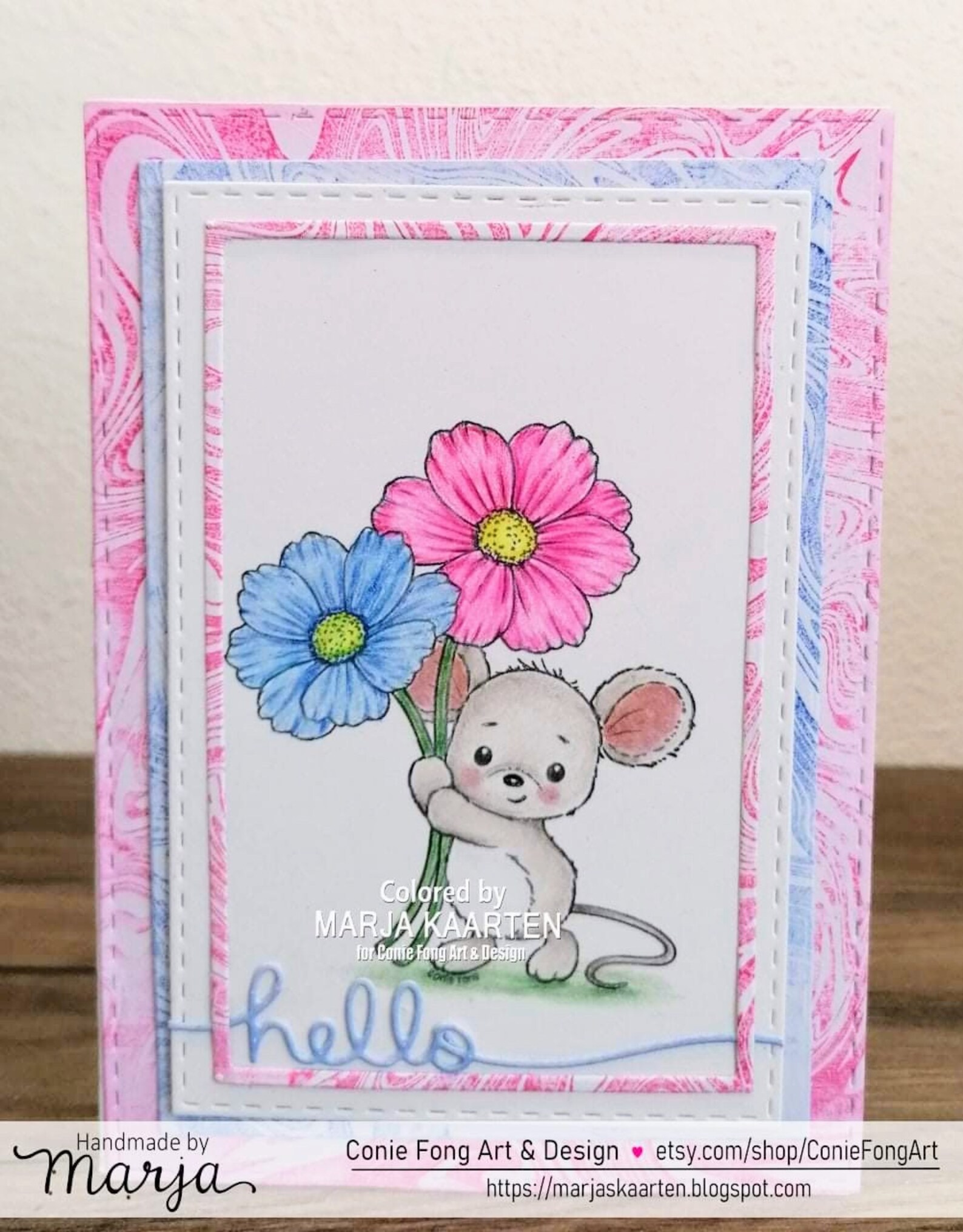 Digital Stamp Digi Stamp Digistamp Maisy and Cory Mice | Etsy