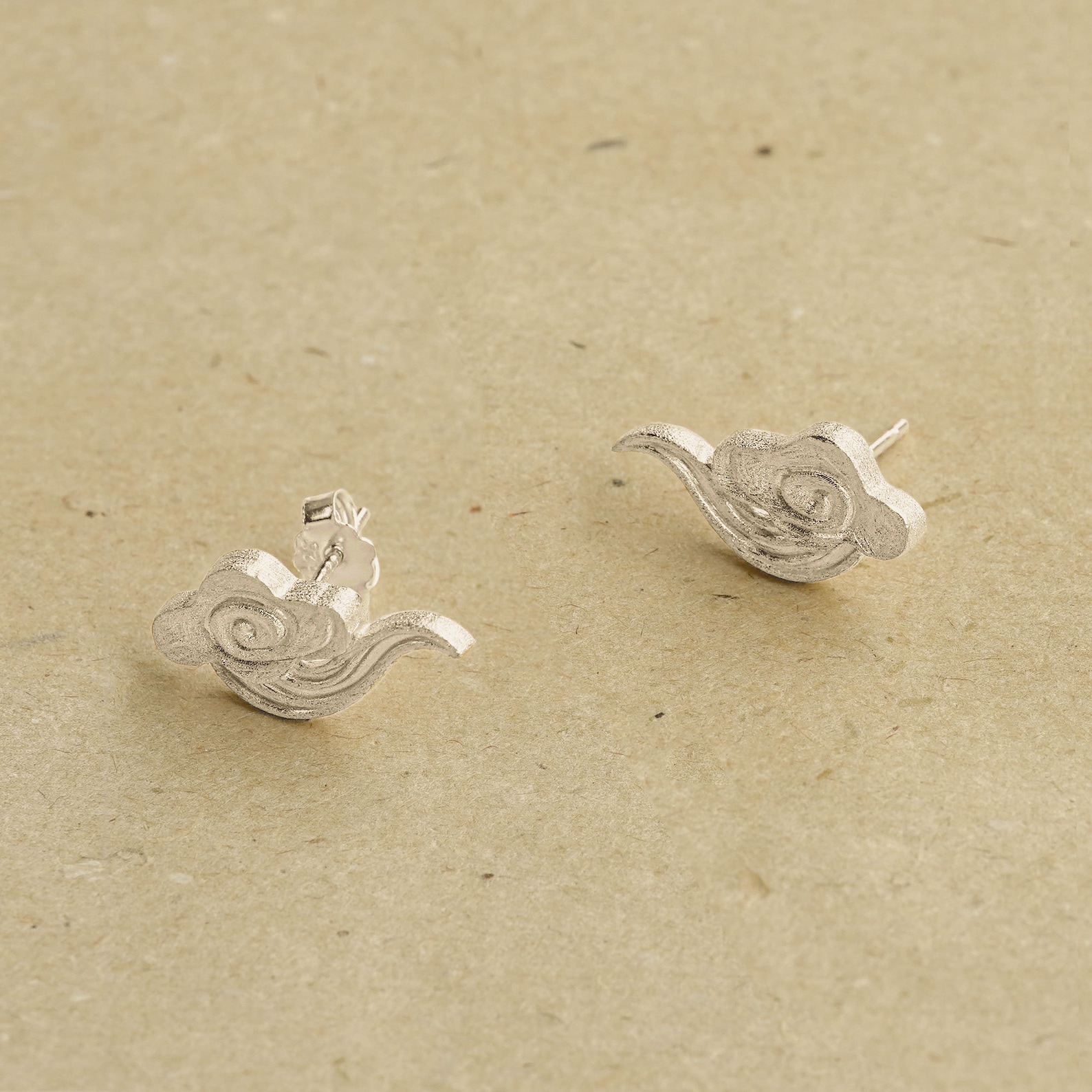 CLOUD EARRING, Rain Cloud Earrings,cloud Jewelry,cloud Studs,weather ...