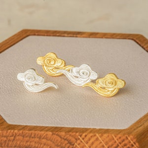 CLOUD EARRING, Rain Cloud Earrings,cloud Jewelry,cloud Studs,weather Earrings, Elegant Stud ...