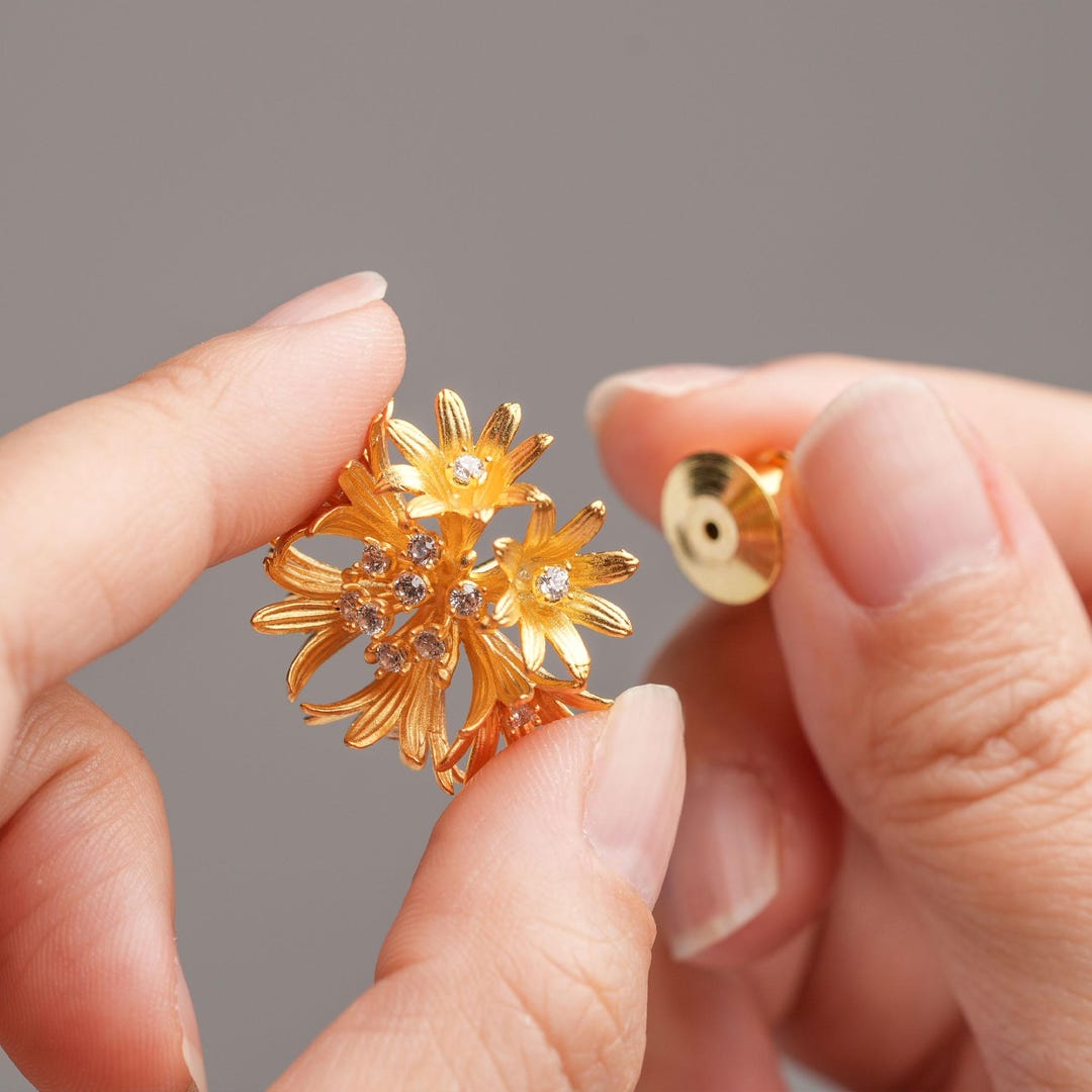 Timeless Cornflower Brooch - Friendship and Love, Cornflower Jewelry ...