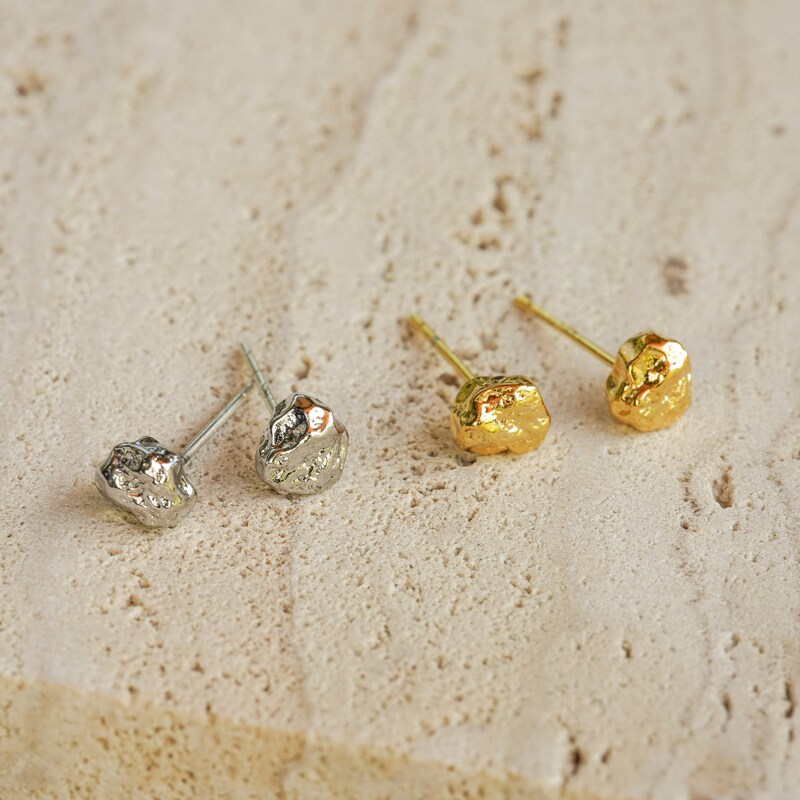 Pebble Earrings - Etsy