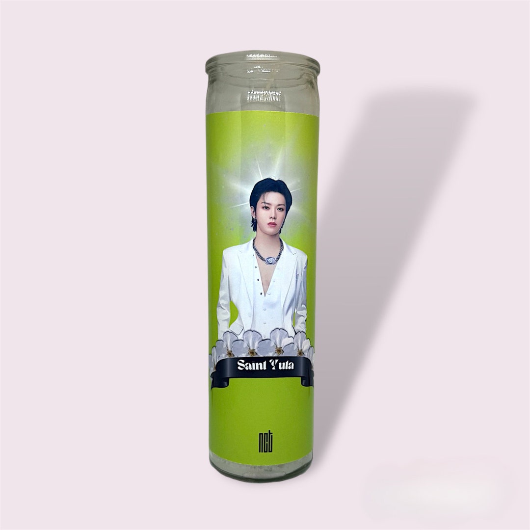 NCT Saint Yuta Unscented Prayer Candle, NCT 127, K-pop Idol, K-pop ...