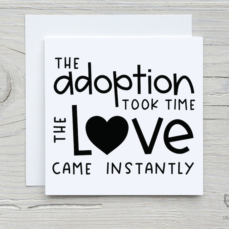 Adoption Card - Etsy